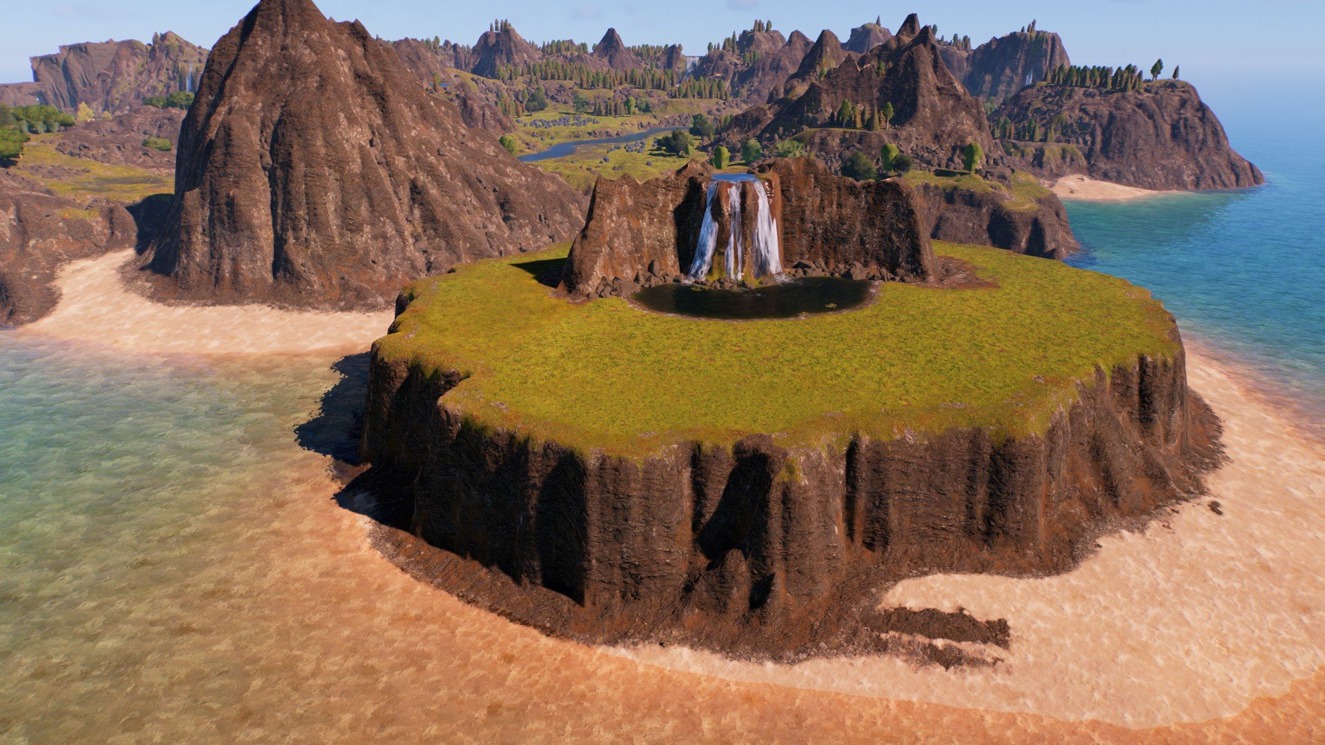 Island Template - Alpine Mountains - Workshop - Jurassic World Evolution 3