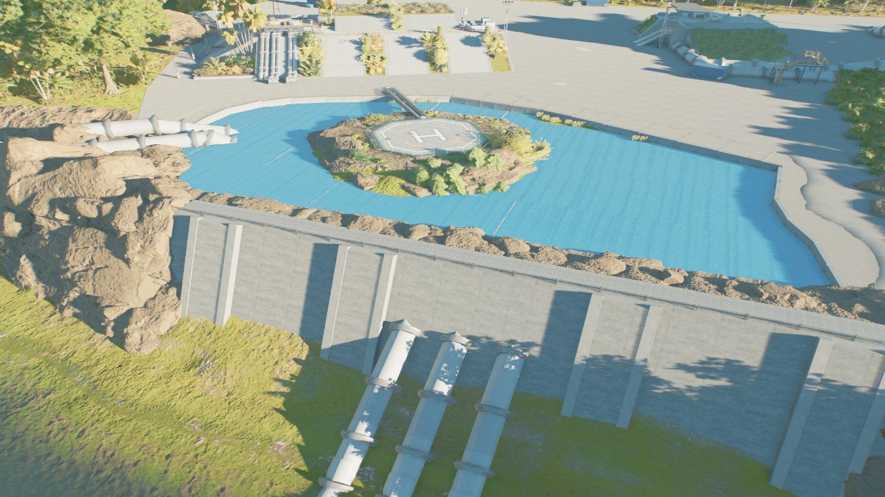JW REBETH) LAGOON LANDING PAD - Workshop - Jurassic World Evolution 3