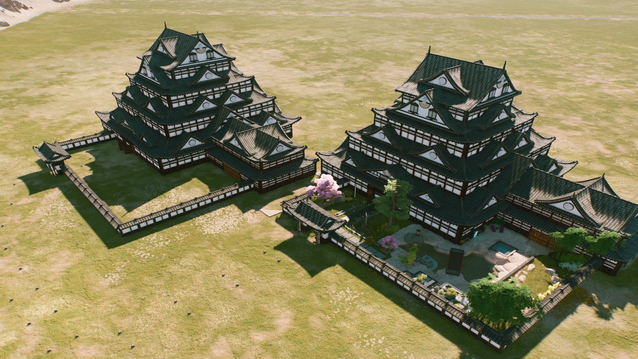 Japanese style castle - Workshop - Jurassic World Evolution 3