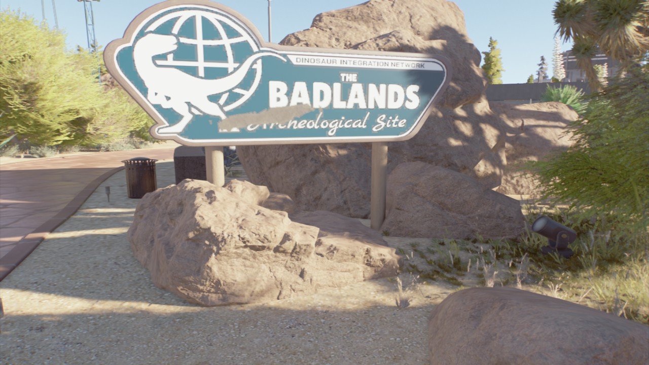 Din sign 1 - Workshop - Jurassic World Evolution 3