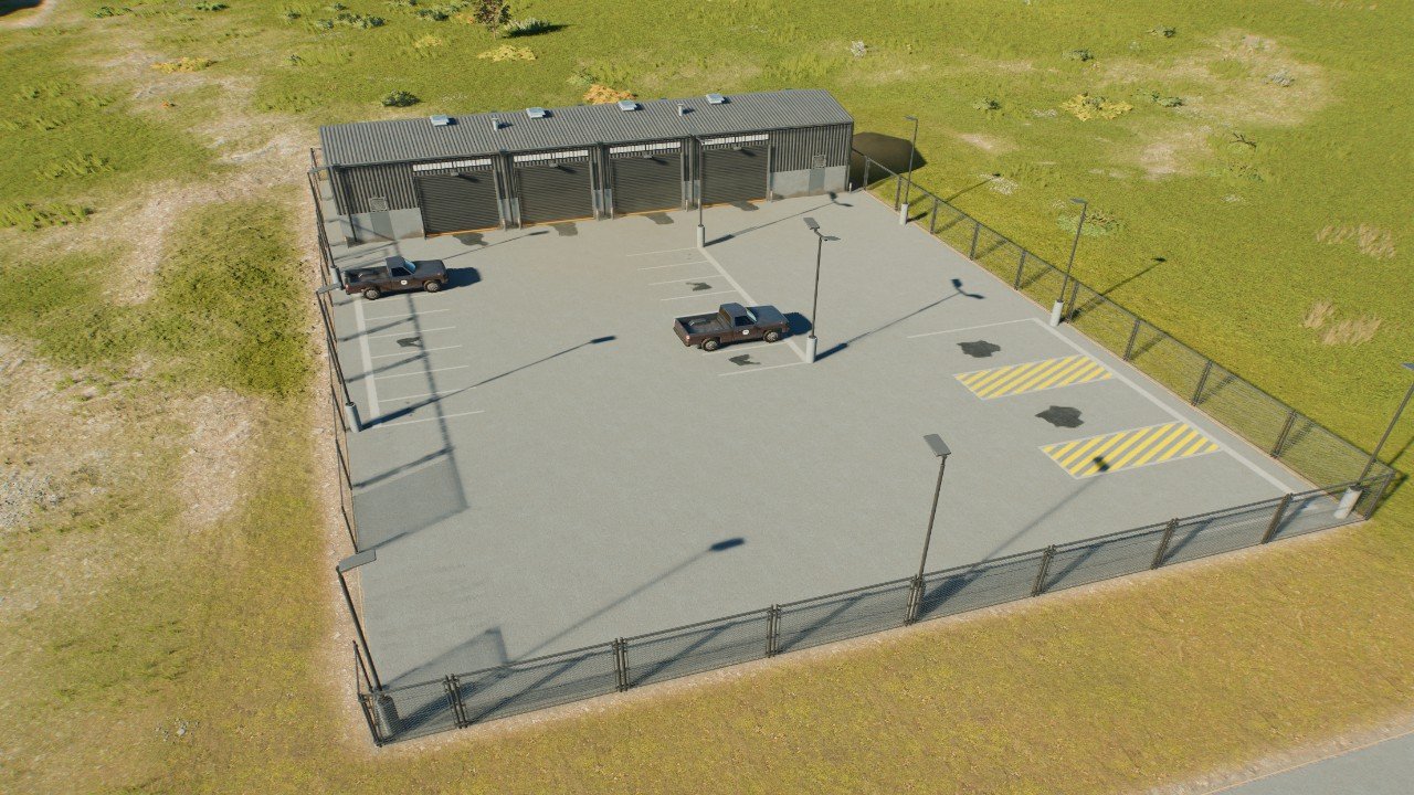 Motor Pool - Workshop - Jurassic World Evolution 3