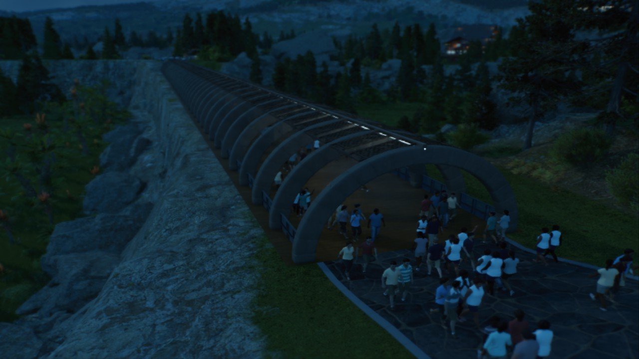 Puente funcional para visitantes - 创意工坊 - 《侏罗纪世界：进化 3》