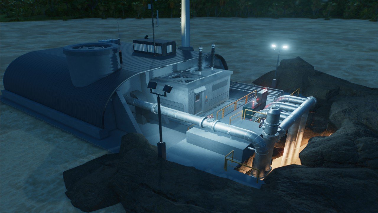 Geothermal Power Plant (Small) - Workshop - Jurassic World Evolution 3