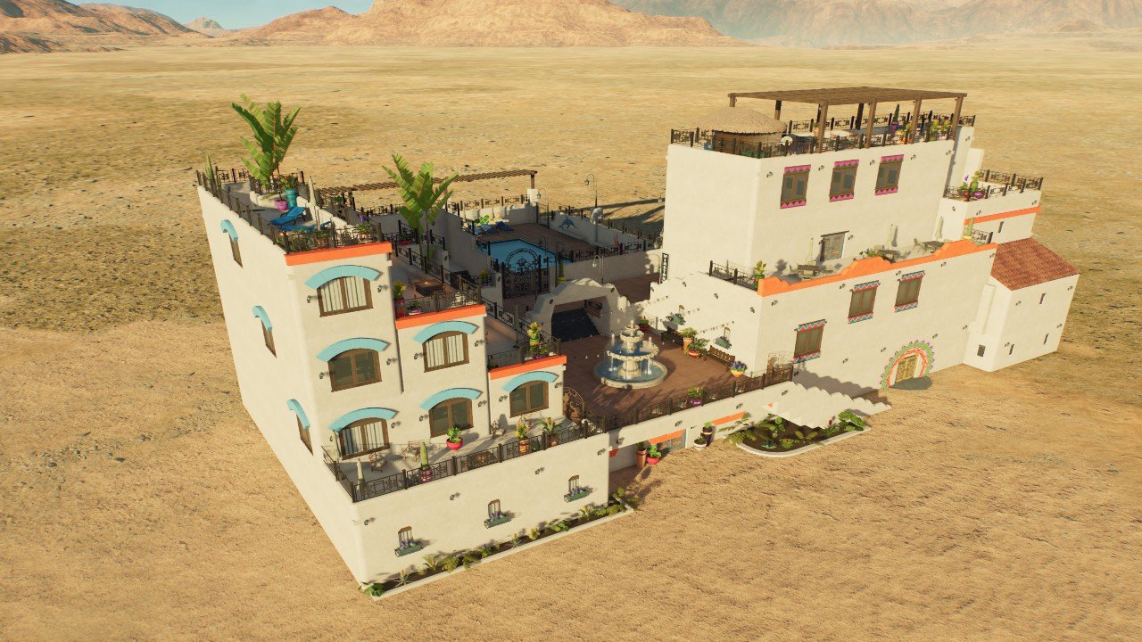 Spanish colonial hotel - Workshop - Jurassic World Evolution 3