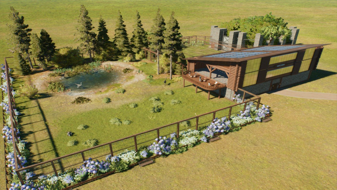 Small hatchery with outdoor pen - Workshop - Jurassic World Evolution 3