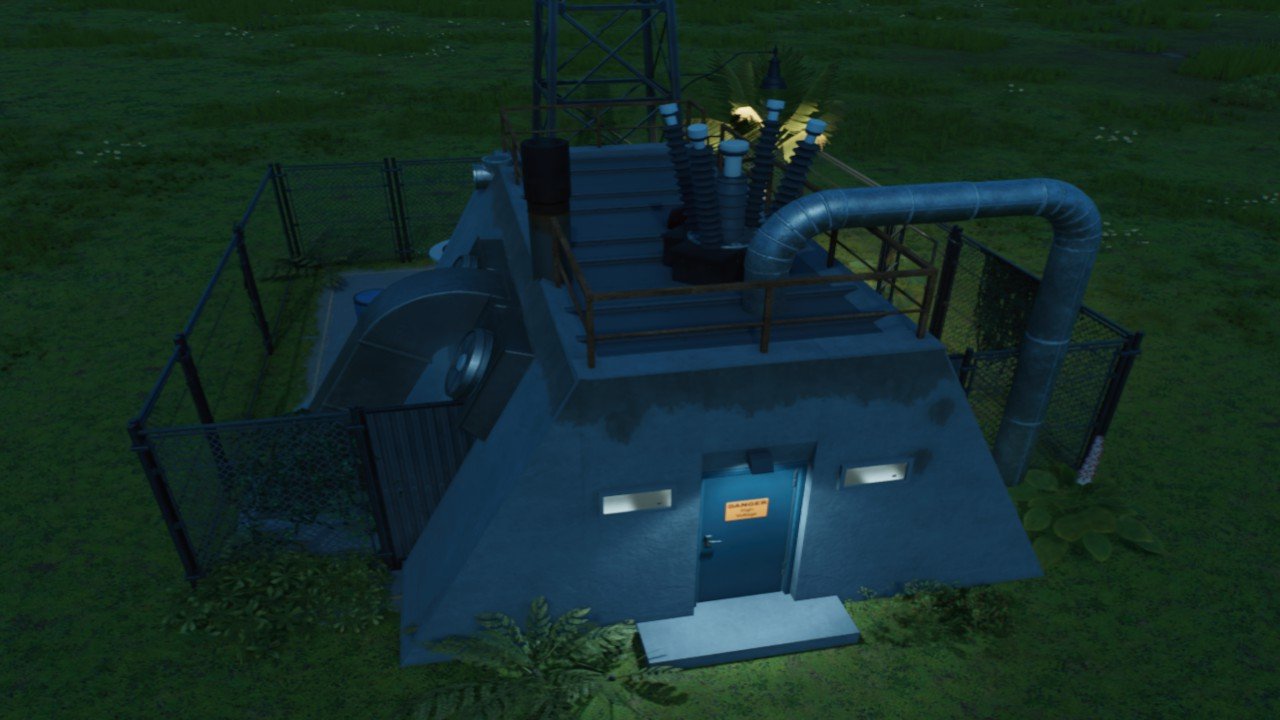 Functional JP Maintenance Shed - Substation - Workshop - Jurassic World ...