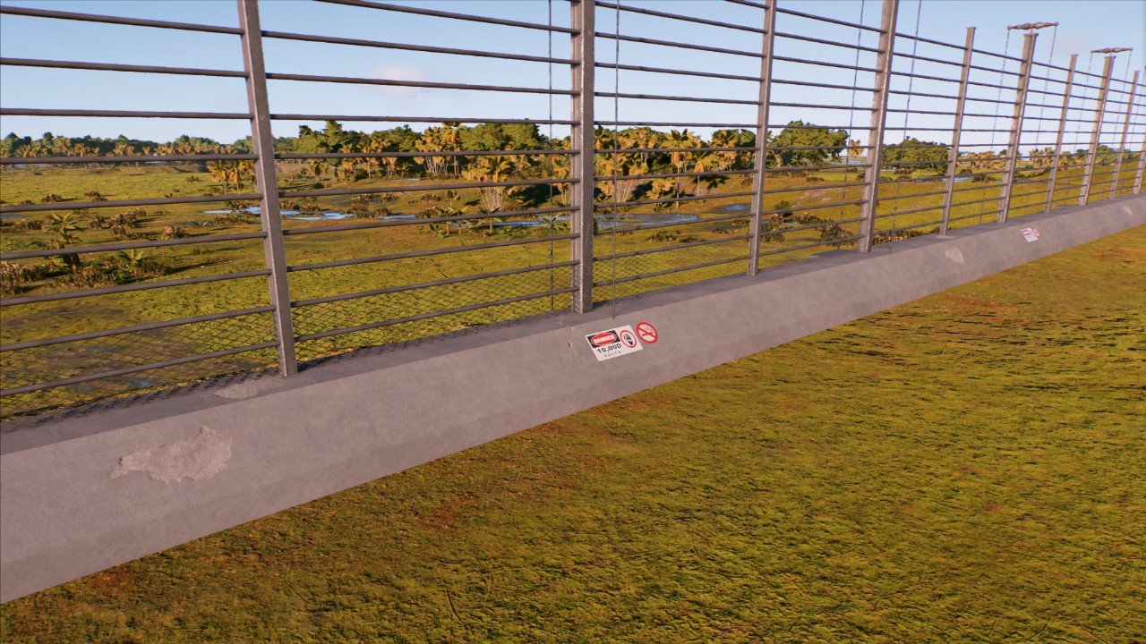 Concrete Fence Base - Workshop - Jurassic World Evolution 3