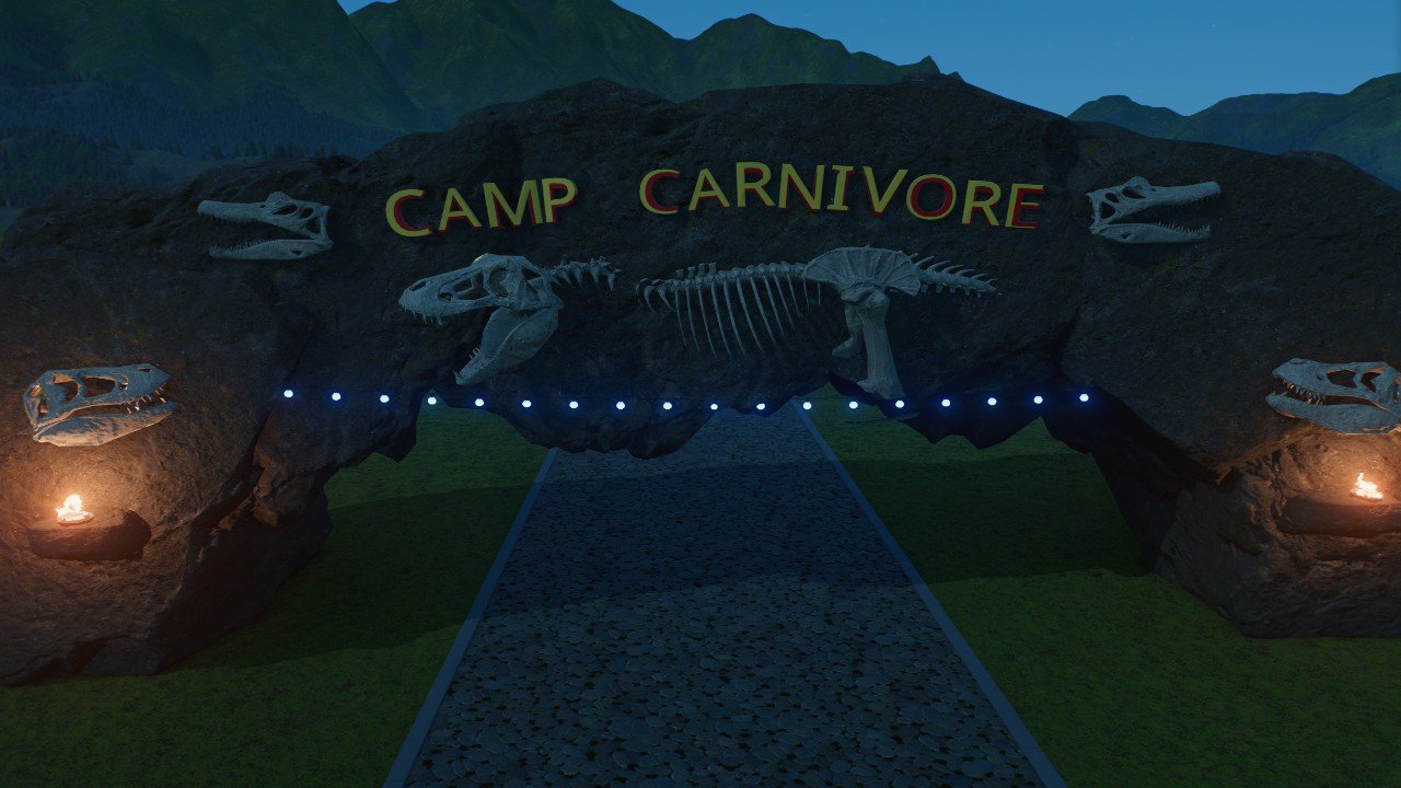 Carnivore Natural Arch - Workshop - Jurassic World Evolution 3