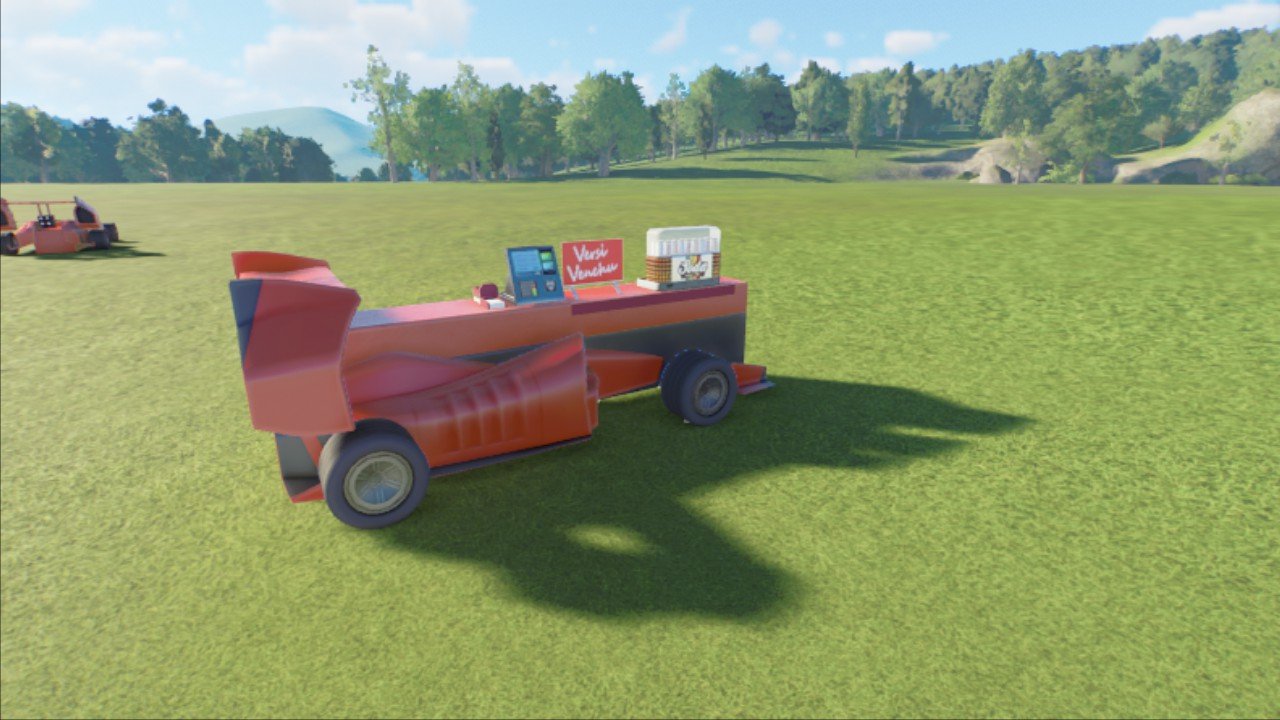 Racing car soda lightful! - Planet Coaster 2 creation - Frontier Workshop