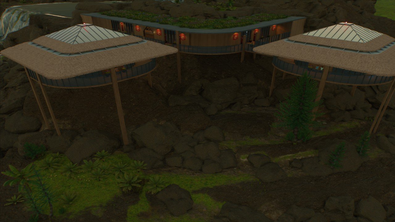 Cliff side viewing platforms - Workshop - Jurassic World Evolution 3