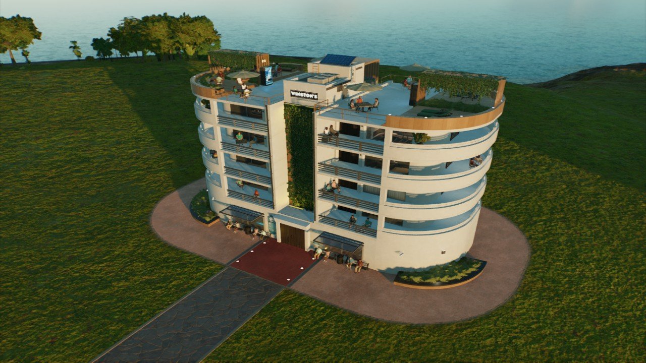 Modern Small Hotel - Workshop - Jurassic World Evolution 3