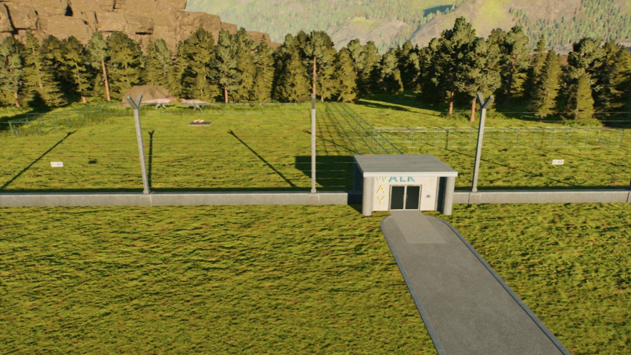 walk way - Workshop - Jurassic World Evolution 3