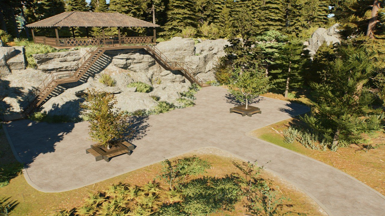 Cliffside guest area - Workshop - Jurassic World Evolution 3