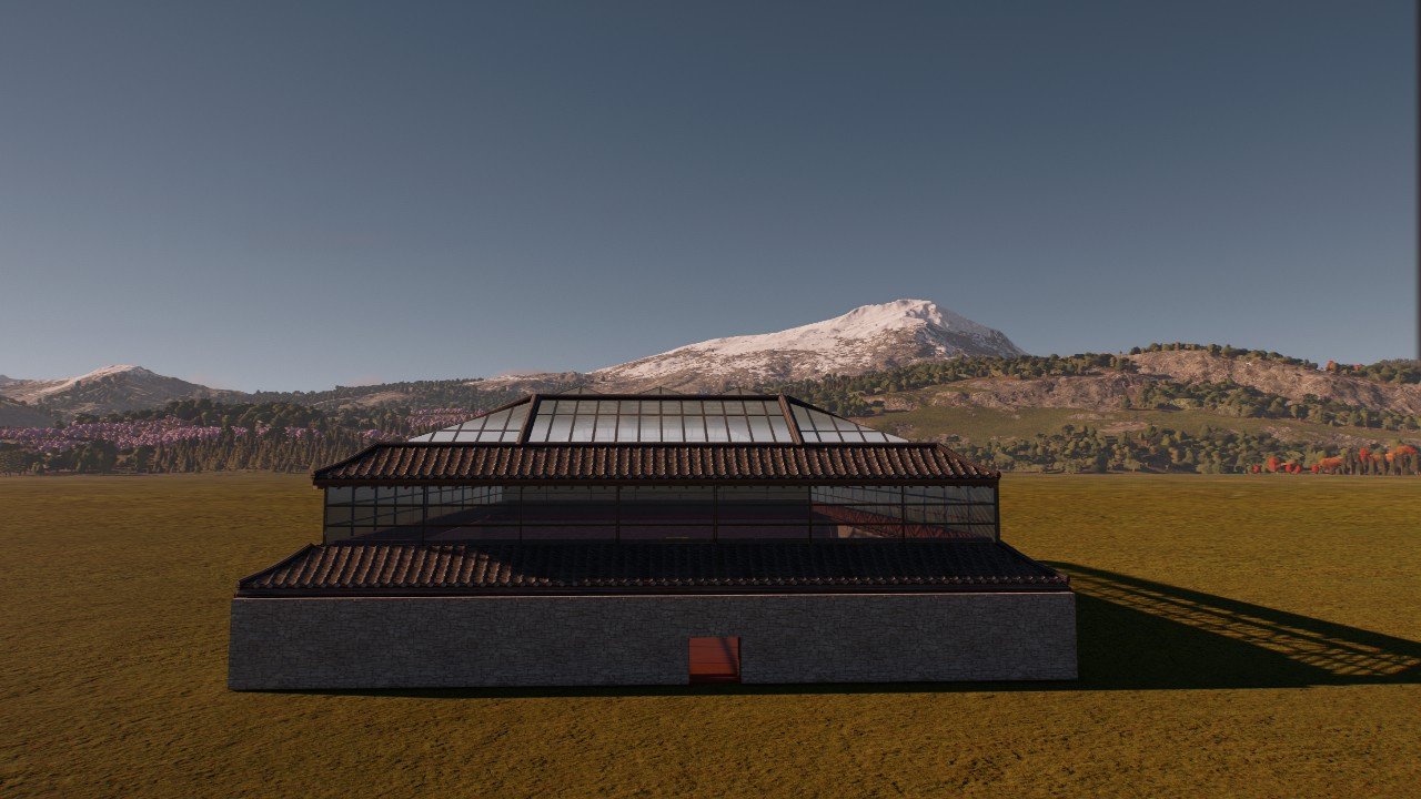 Asia Stone Greenhouse Empty - Workshop - Jurassic World Evolution 3