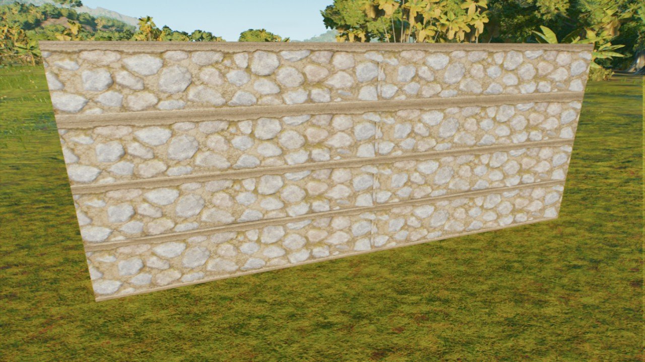 XL Stone wall - 창작마당 - 쥬라기 월드 에볼루션 3