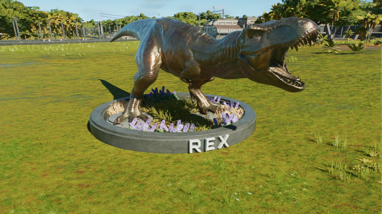 T rex statue - Workshop - Jurassic World Evolution 3