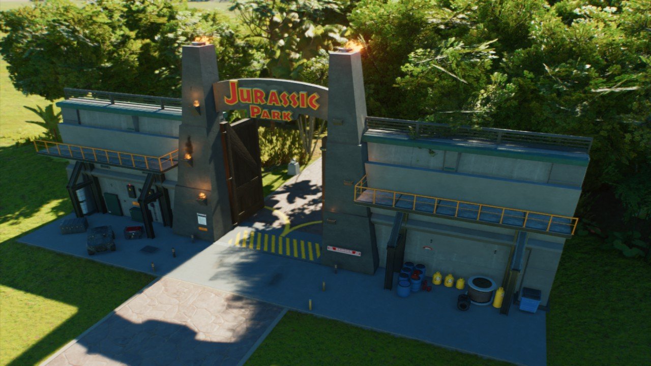 Walk-in Jurassic Park Entrance - 1 Story - Workshop - Jurassic World ...