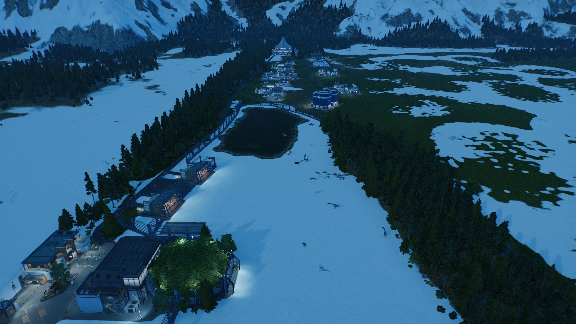 Yutyrannus enclosure and max security base - Workshop - Jurassic World Evolution 3