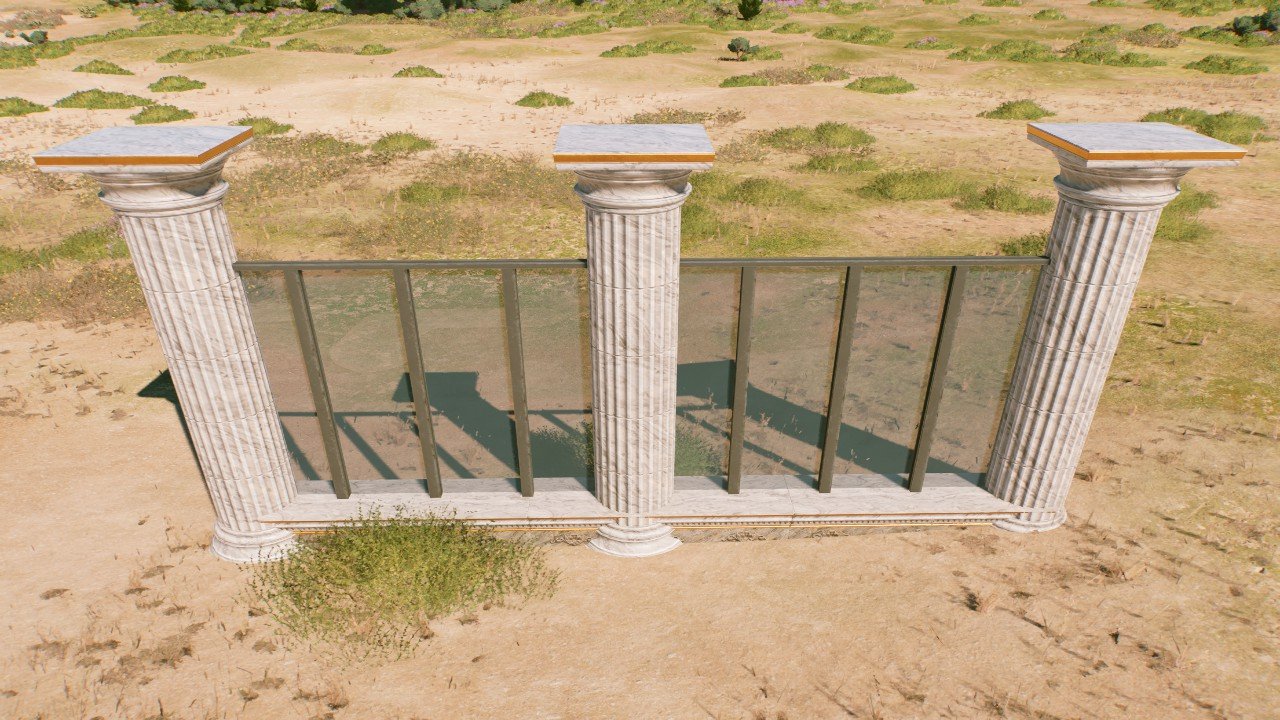 Greek Glass wall - Workshop - Jurassic World Evolution 3