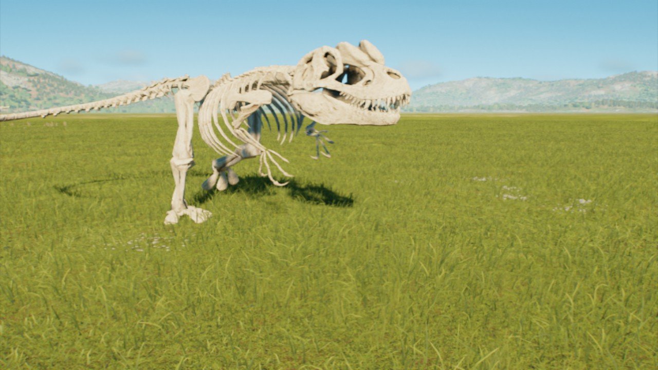 allosaurus skeleton - Jurassic World Evolution 3 creation - Frontier ...