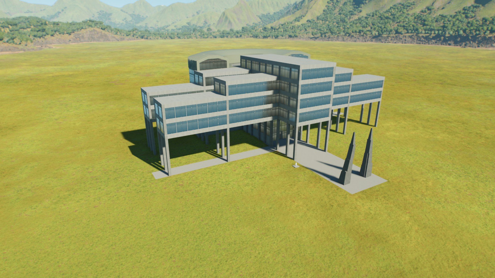 Jurassic Park Visitor Center - Workshop - Jurassic World Evolution 3