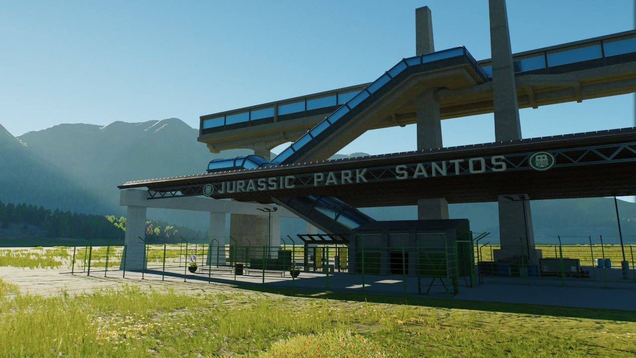 Train Station Jurassic Park Santos - Workshop - Jurassic World Evolution 3