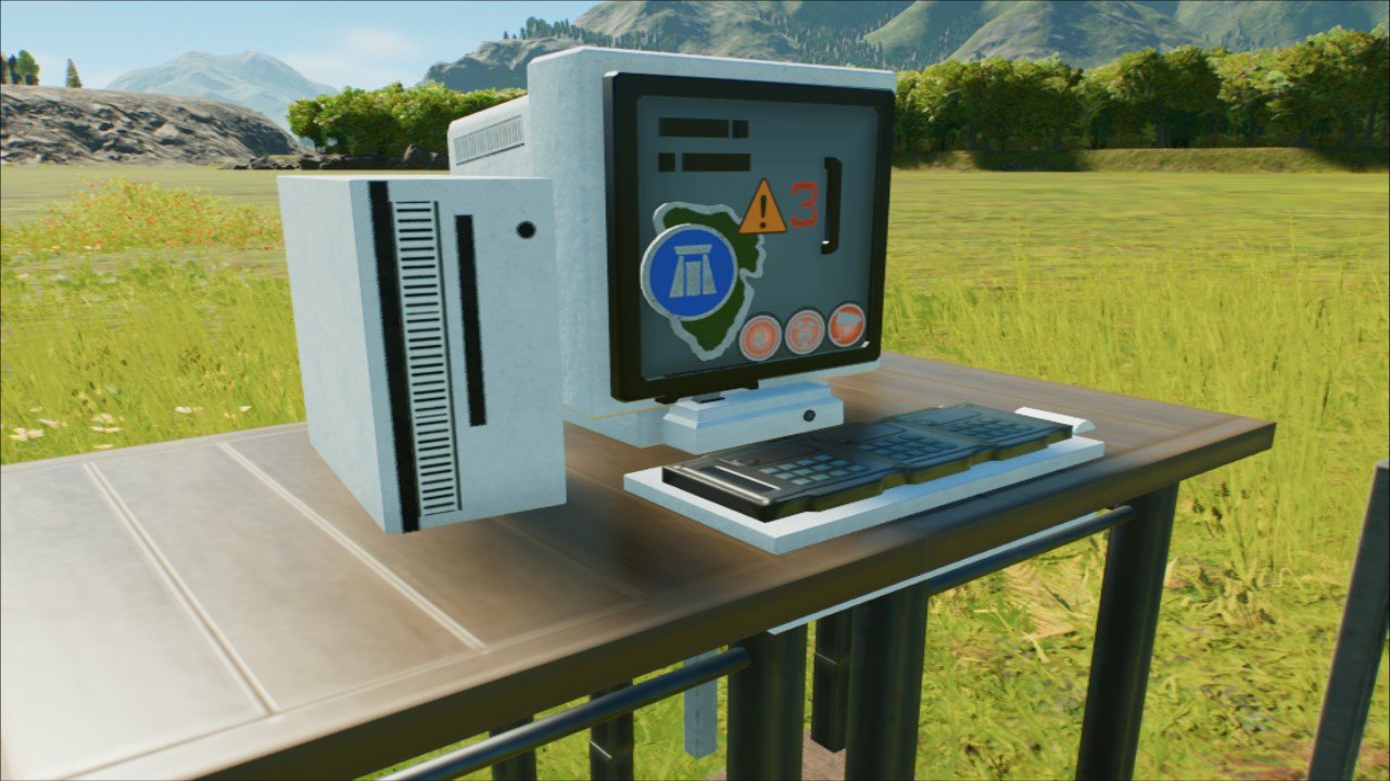Jurassic Park Computer - Workshop - Jurassic World Evolution 3