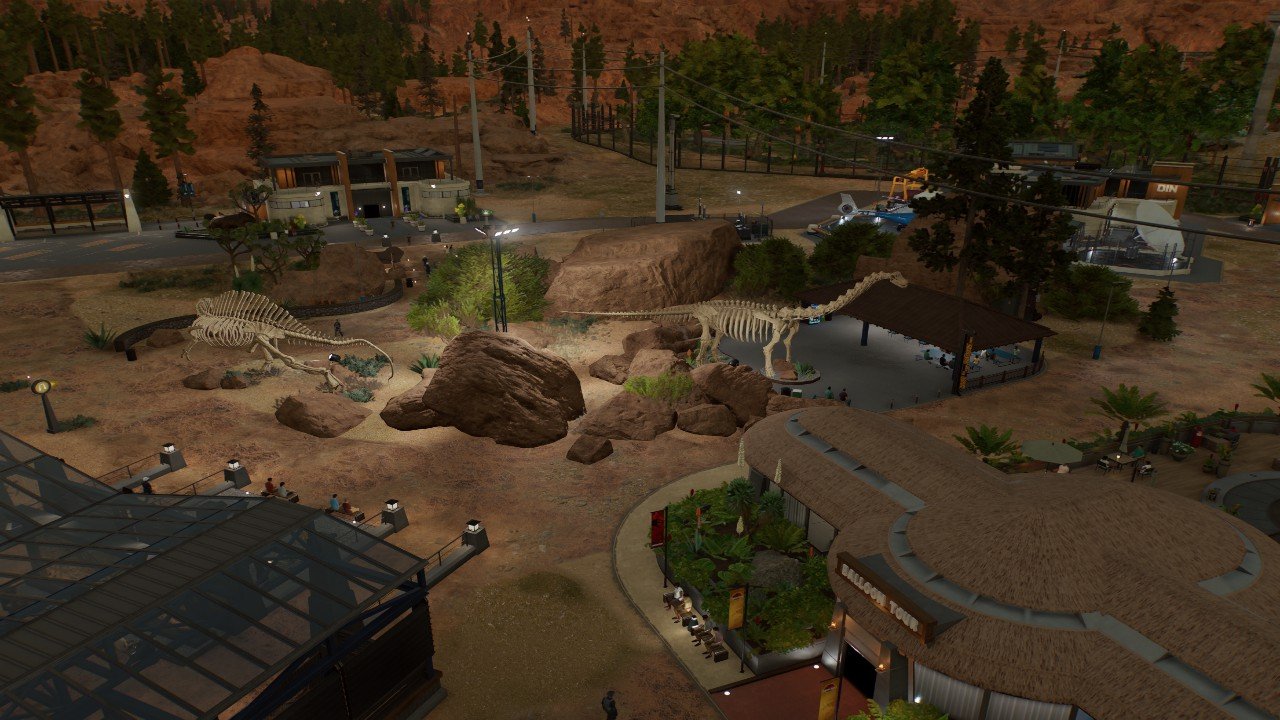 Hut with skeleton from campaign - Workshop - Jurassic World Evolution 3