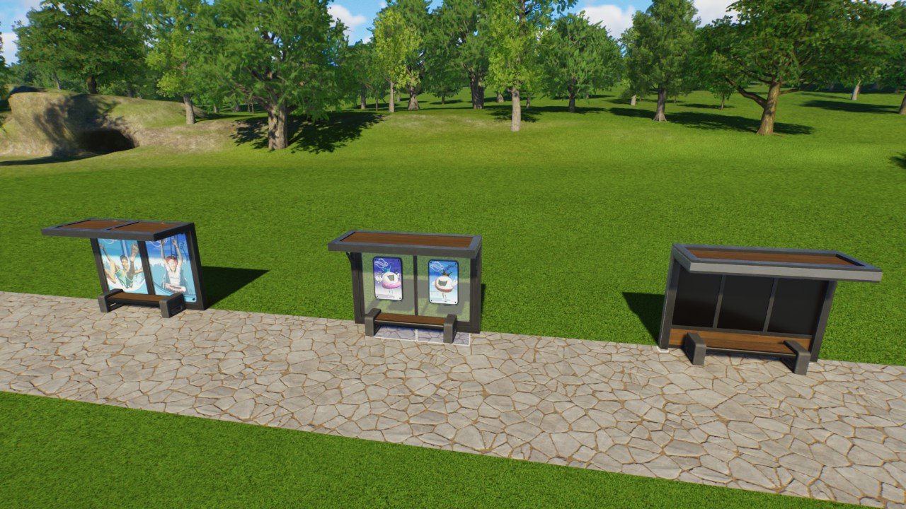 Bench covers 1 - Planet Coaster 2 creation - Frontier Workshop