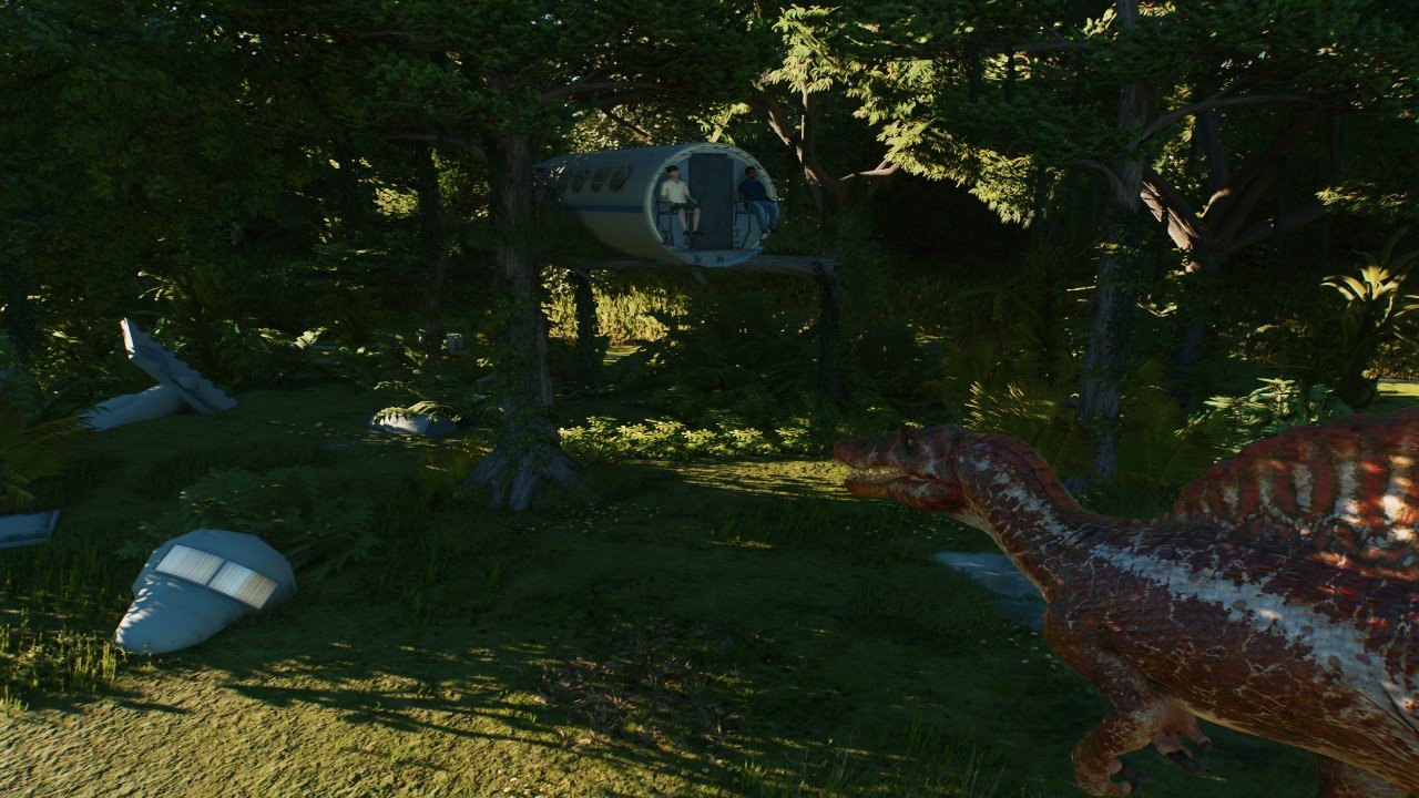 Spino Plane attack JP3 - Workshop - Jurassic World Evolution 3