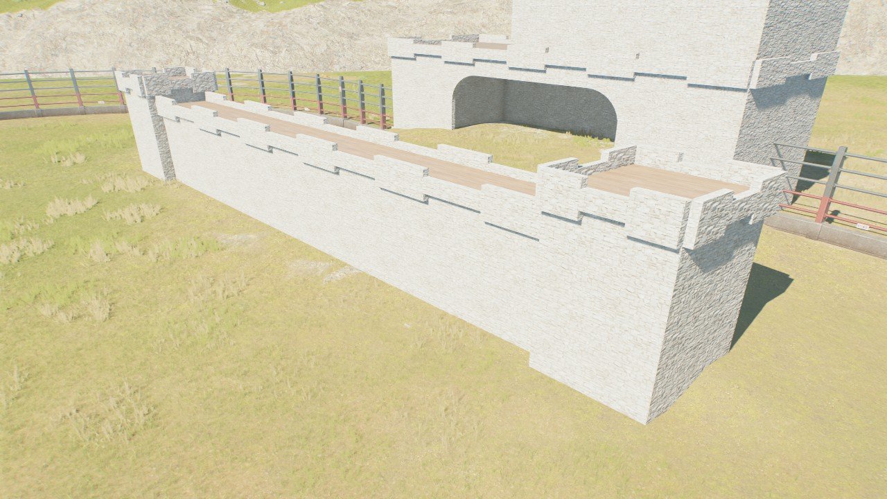 Castle wall 2 - Workshop - Jurassic World Evolution 3