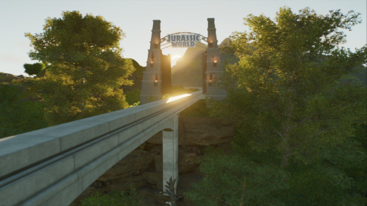 Jurassic World monorail gate - Workshop - Jurassic World Evolution 3