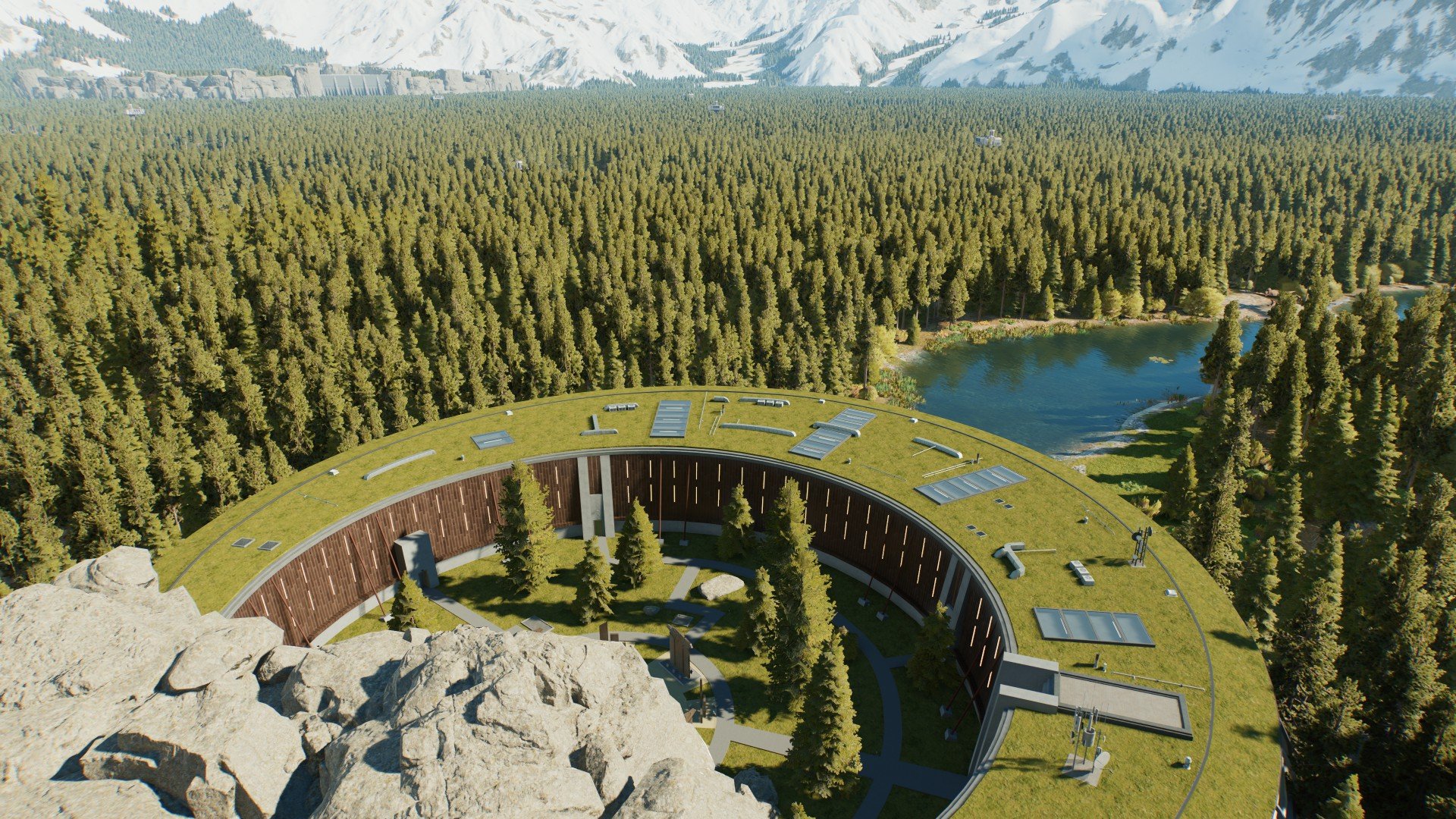 Biosyn sanctuary\valley recreation - Jurassic World Evolution 3 creation - Frontier Workshop