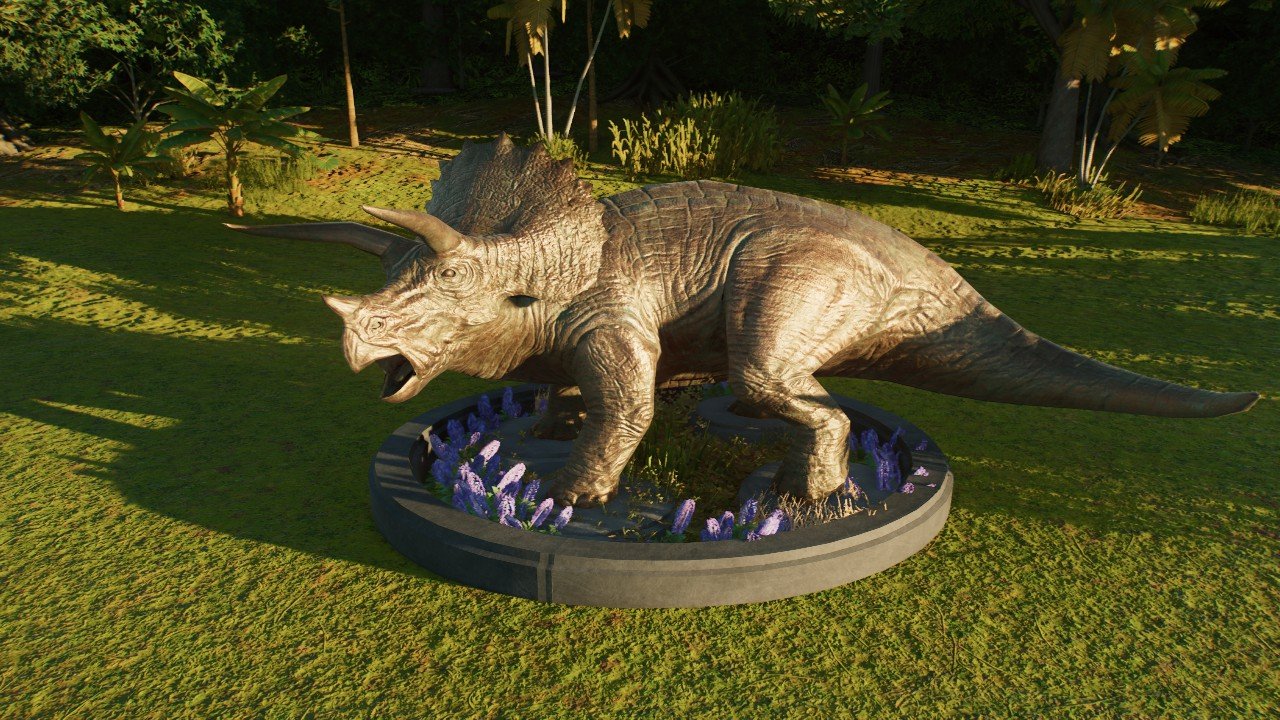 Triceratops Statue - Workshop - Jurassic World Evolution 3