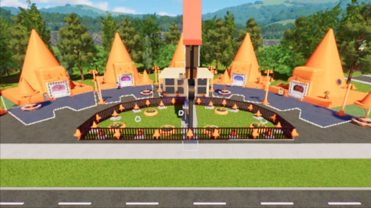Cozy Cone from Cars Land - Planet Coaster 2 creation - Frontier Workshop