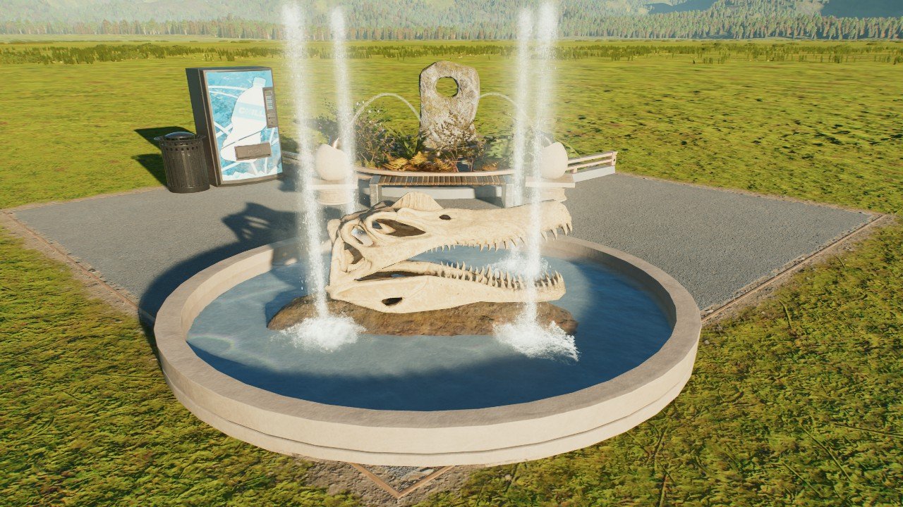 Guest resting area - Workshop - Jurassic World Evolution 3