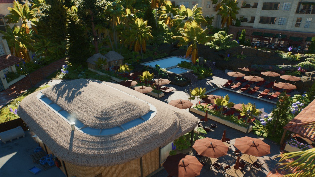 Tropical Hotel Pool - Workshop - Jurassic World Evolution 3