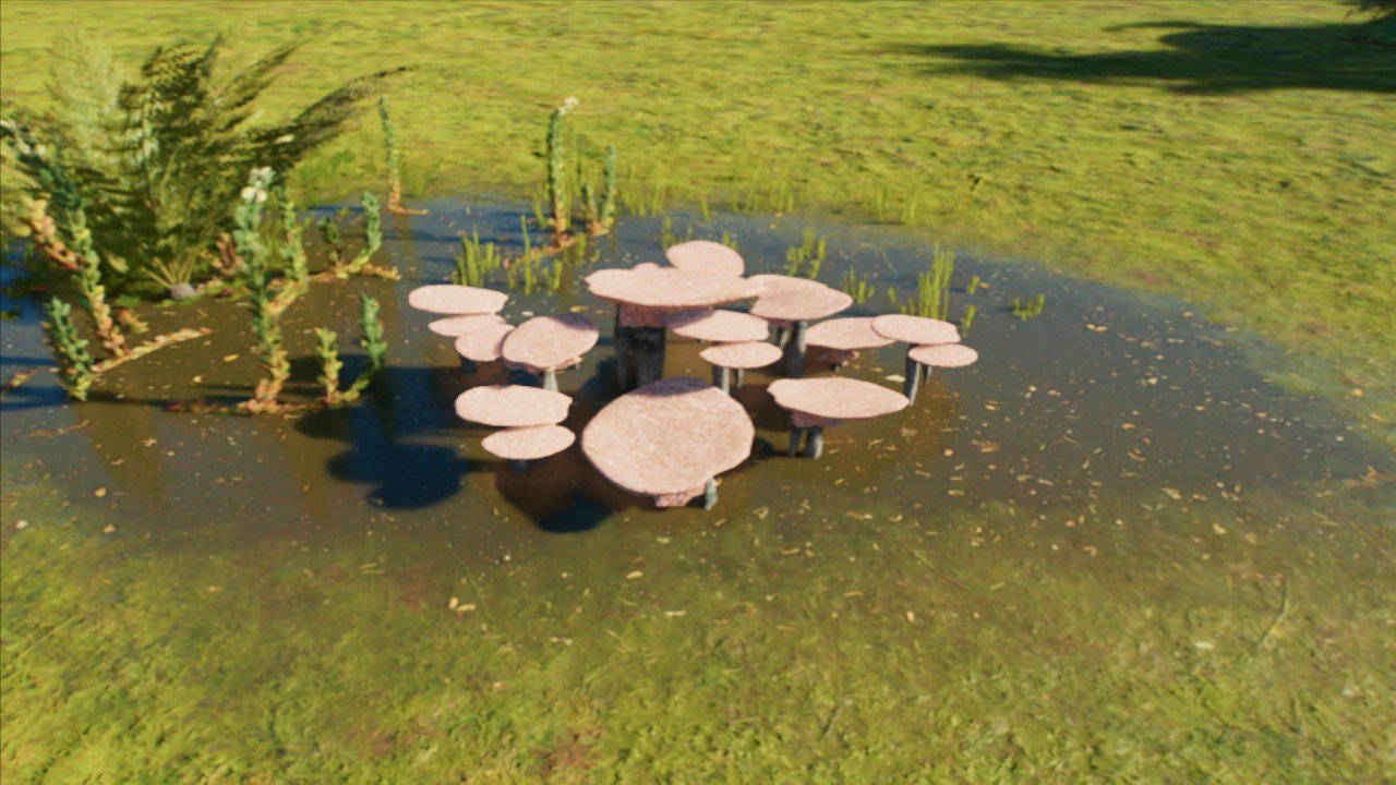 Toadstool Mushroom Clump - Workshop - Jurassic World Evolution 3