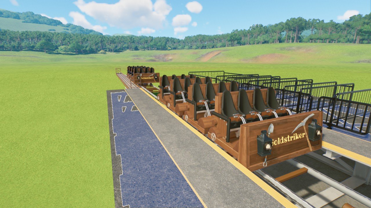 GoldStriker (Train Skin) - Planet Coaster 2 creation - Frontier Workshop
