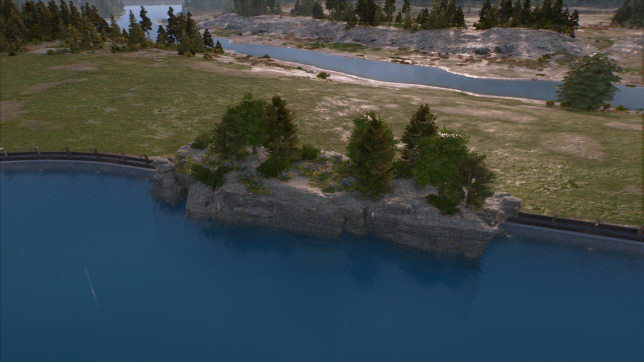 Natural Lagoon Wall Short - Workshop - Jurassic World Evolution 3