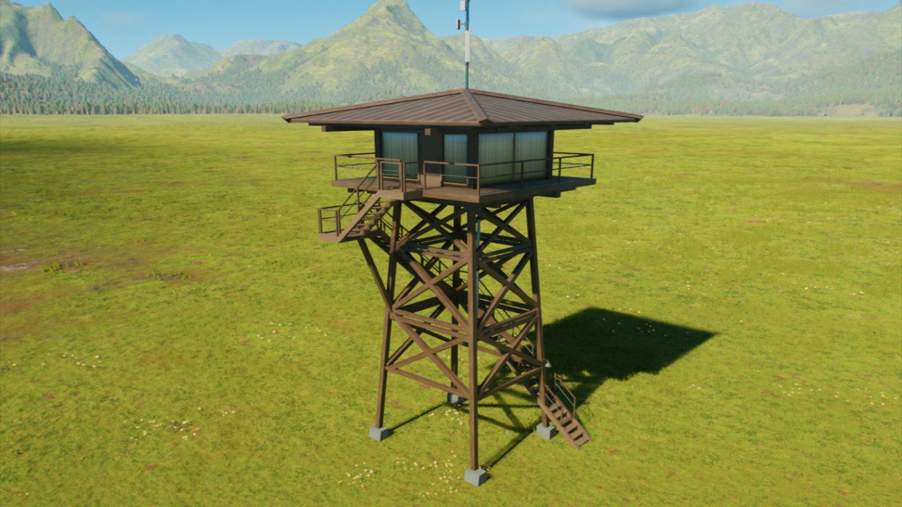 JP93 Facility - Watchtower 01 - Workshop - Jurassic World Evolution 3