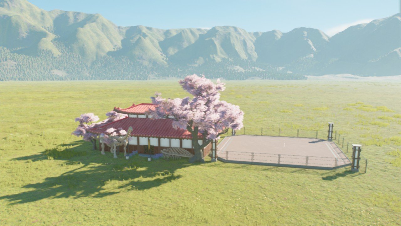 Red Asian Paleo-Medical Facility - Workshop - Jurassic World Evolution 3