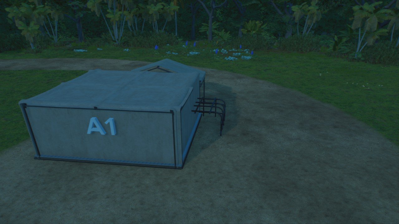 tent number A1 - Workshop - Jurassic World Evolution 3