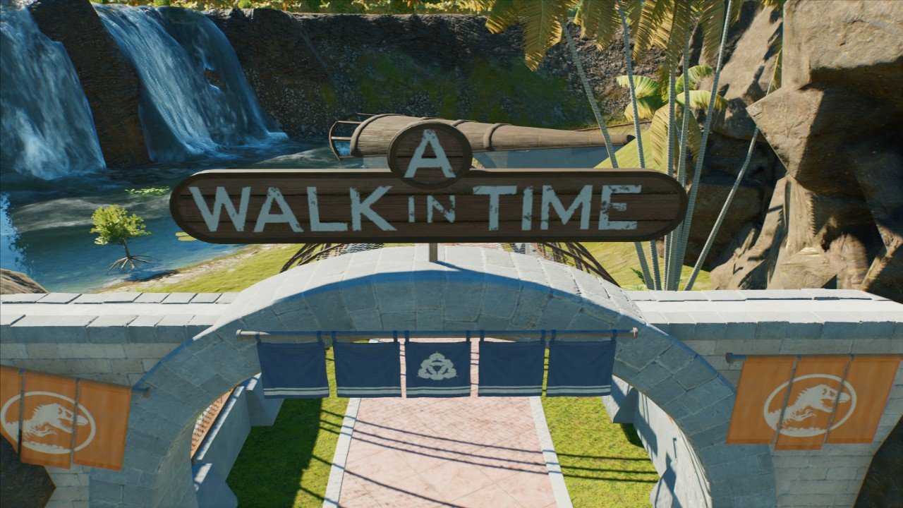 A Walk in Time Sign - Workshop - Jurassic World Evolution 3