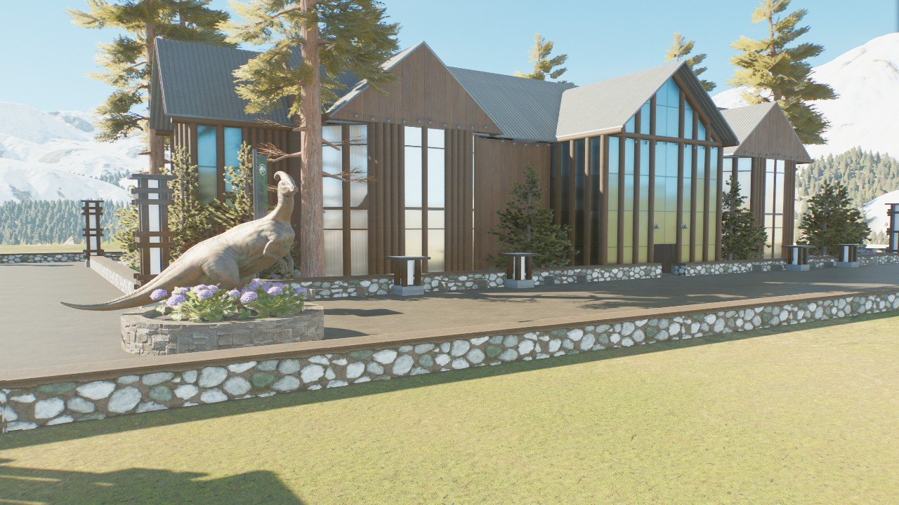 Alpine Park Helicopter Arrival Point - Workshop - Jurassic World ...