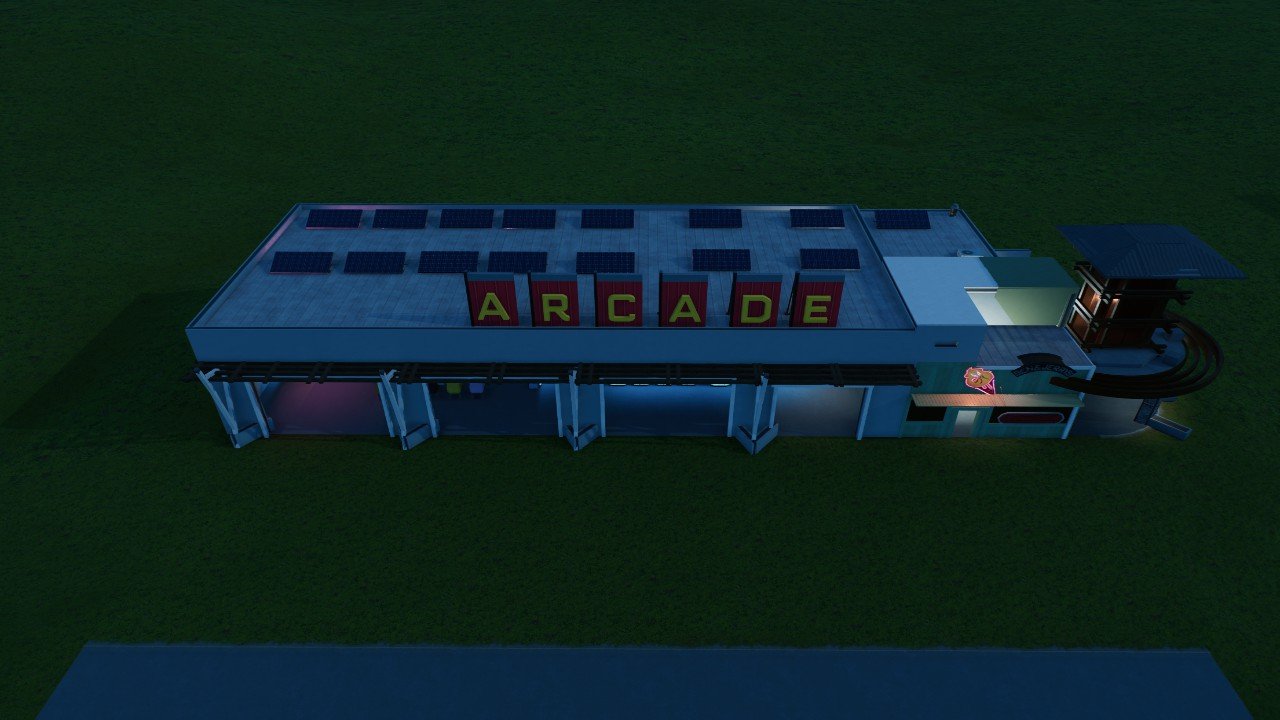 Completed arcade from jw1 main street - Workshop - Jurassic World ...