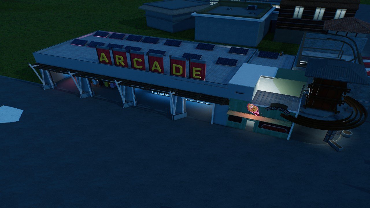 Completed arcade from jw1 main street - Workshop - Jurassic World ...