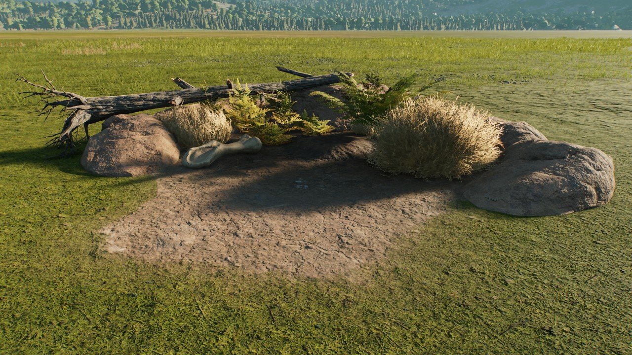 Arid Carnivore Nest - Medium - Workshop - Jurassic World Evolution 3