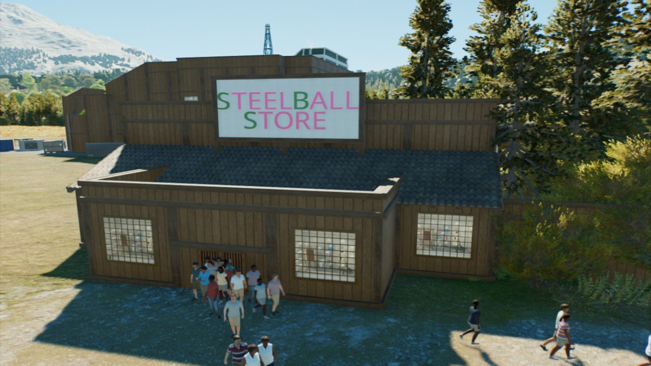 Steel Ball Store Wild West Shopping Amenity - Workshop - Jurassic World ...