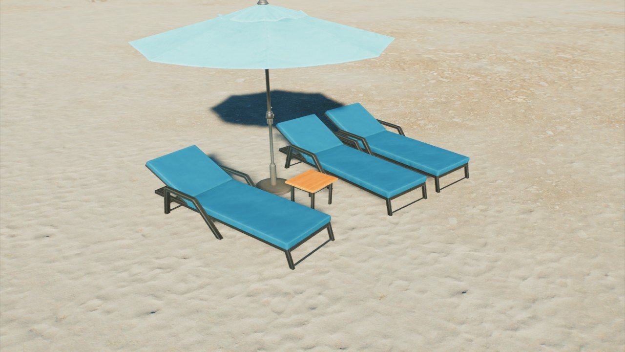 Some Sun beds - Workshop - Jurassic World Evolution 3